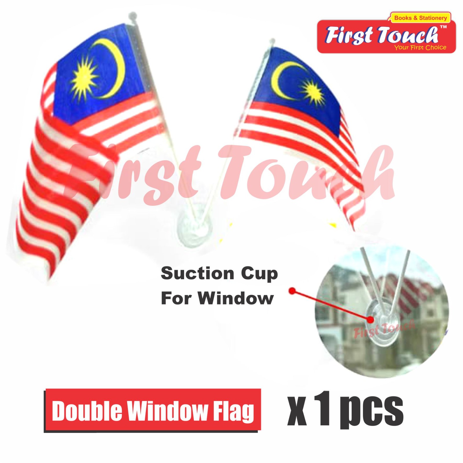 Bendera Kereta Malaysia Bendera Motor Malaysia Car Flag Malaysia Double ...