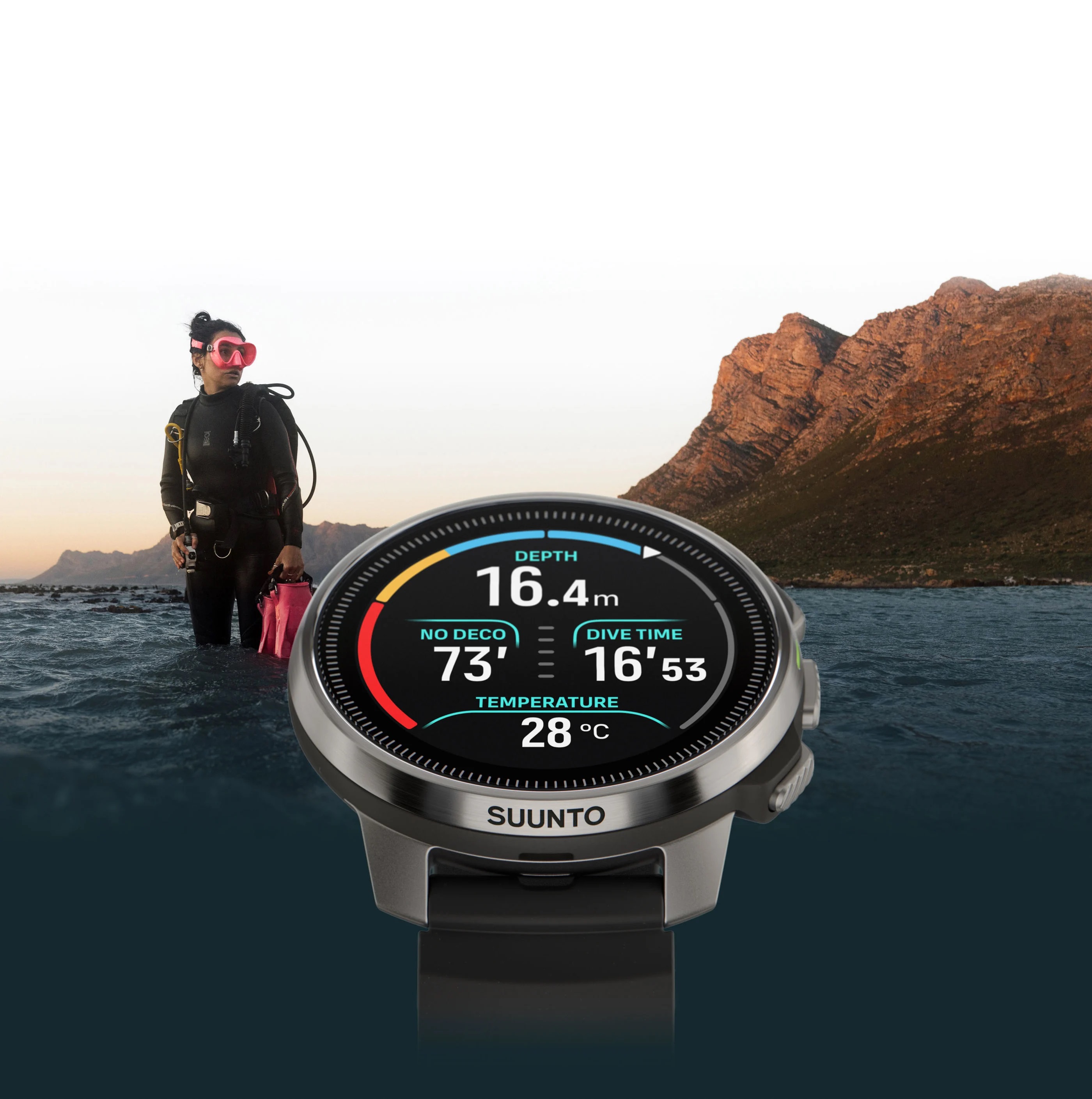 SUUNTO OCEAN Dive Computer Multi Sports Scuba Diving Freediving Nitrox ...