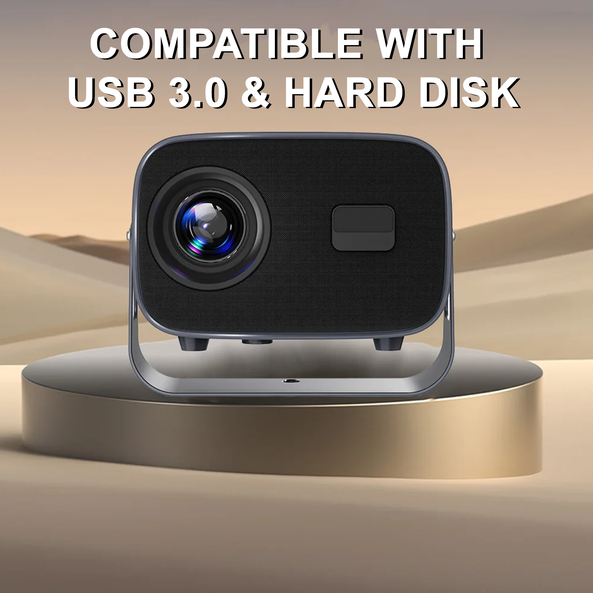 JNJ Technology A2 Smart Android 13 Projector 4K ULTRA HD 5G WIFI Phone ...