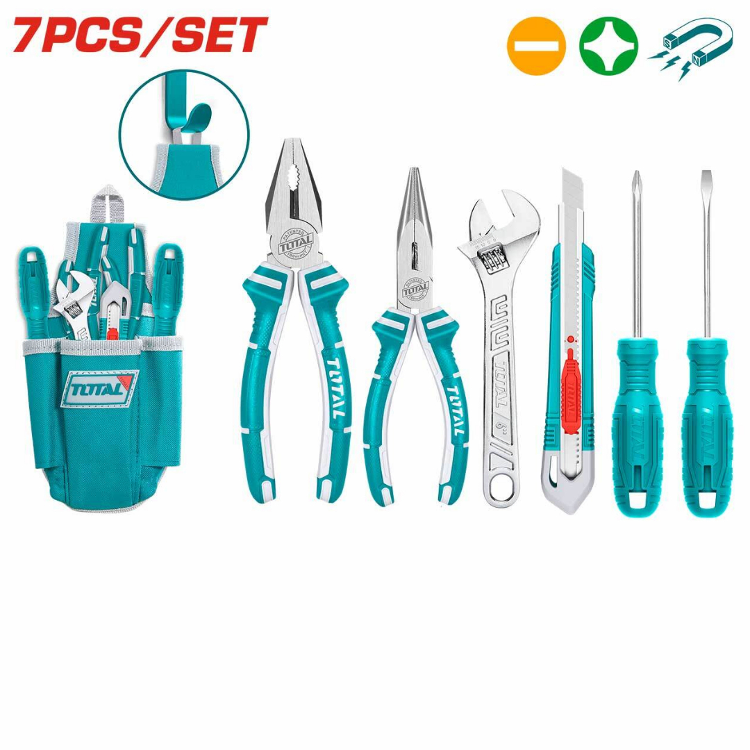 [ TOTAL ] THKTHP91076 7 Pcs Hand Tools Set | Shopee Malaysia