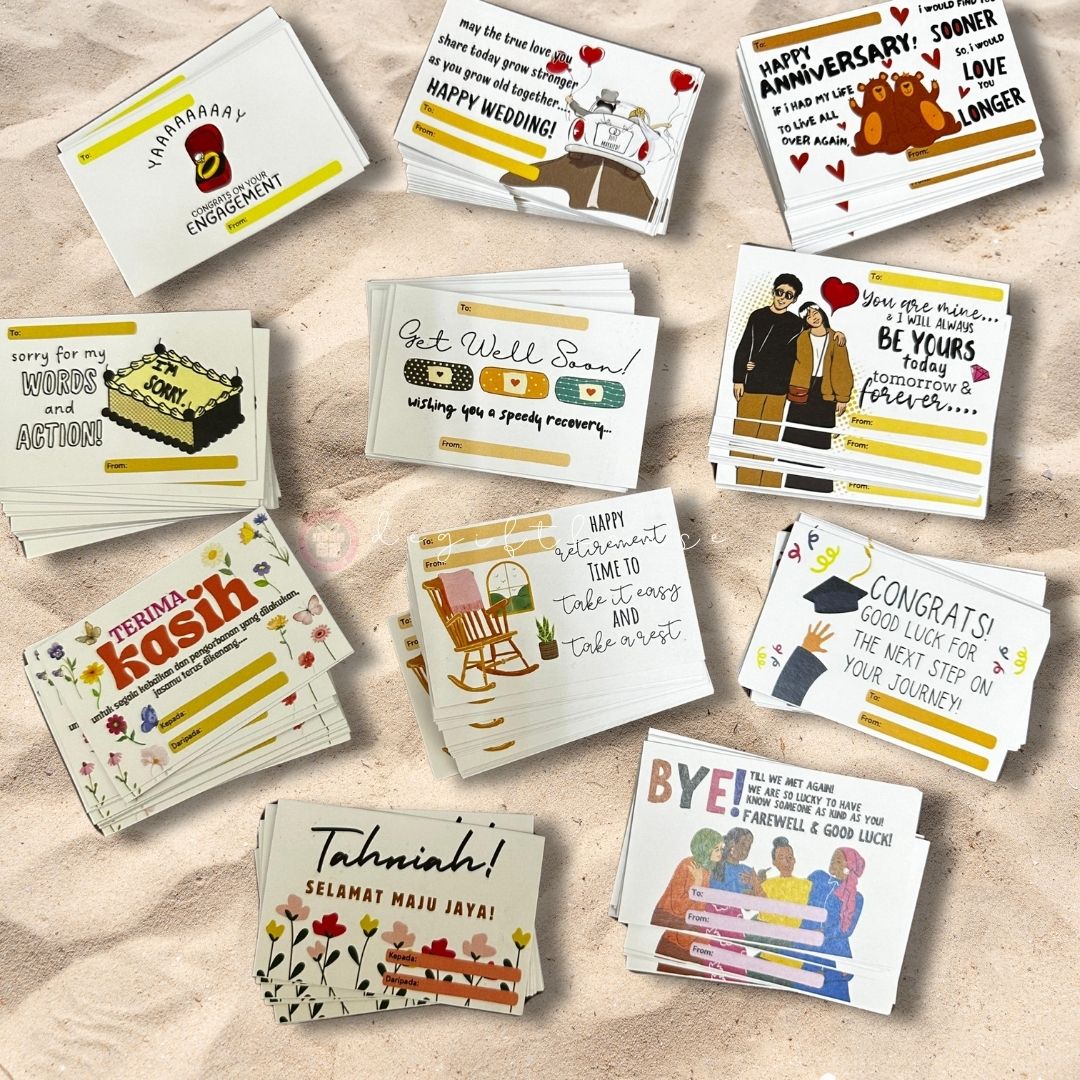 Mini Wishes Card Graduation Card Farewell Kad Ucapan Murah Viral Mini ...