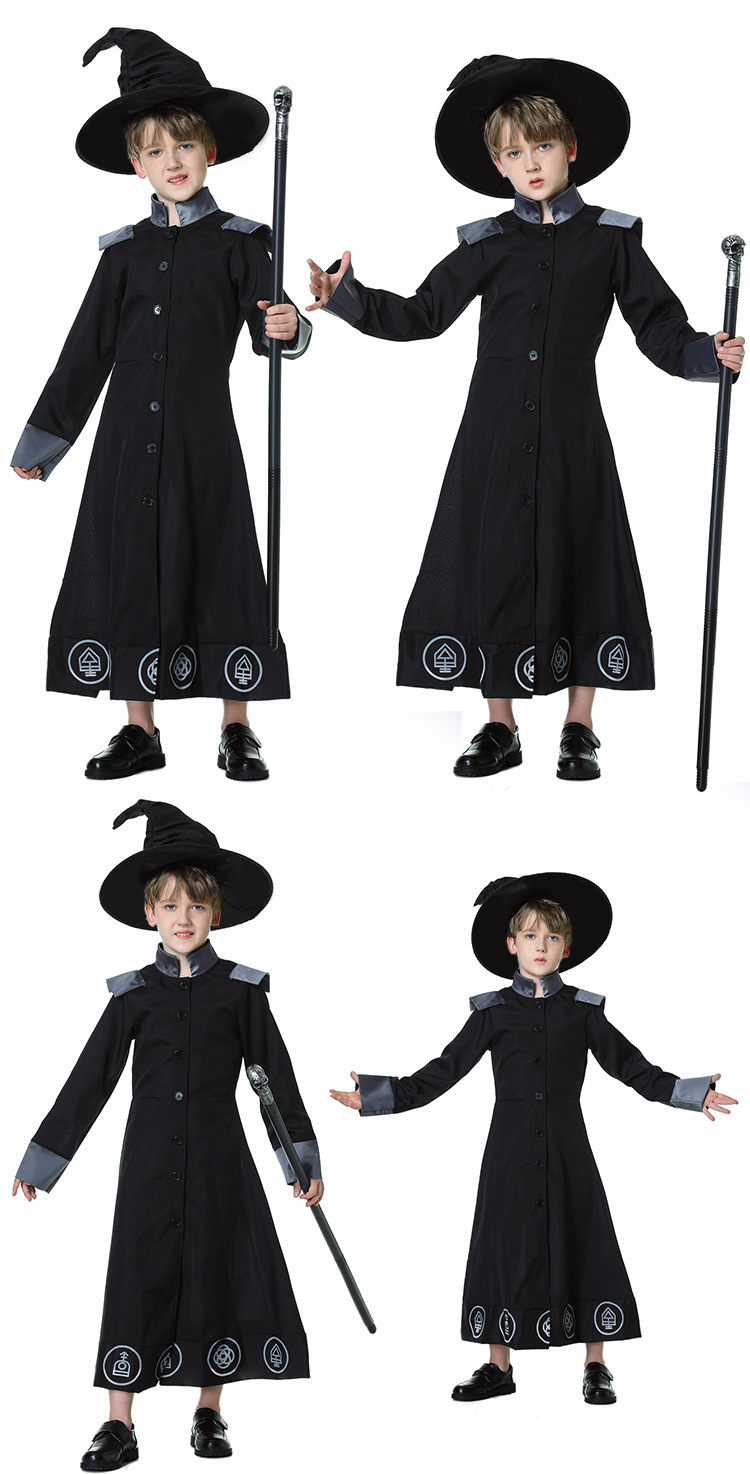 MYLITTLELASS Magic Wizard Magician Witch Cosplay Costume For Men Women ...
