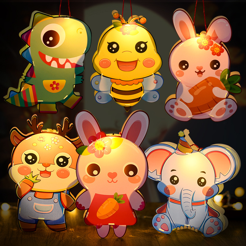 儿童手工 DIY 中秋灯笼 Kids LED Lantern MoonCake Festival Mid Autumn Art Craft ...