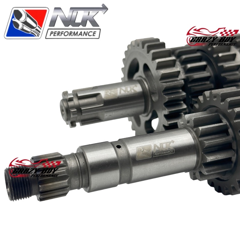 NLK PERFORMANCE GEAR BOX 6 SPEED FULL SET GEARBOX PNP Y15ZR V1/V2 LC135 5S 5SPEED 100% ORIGINAL ...