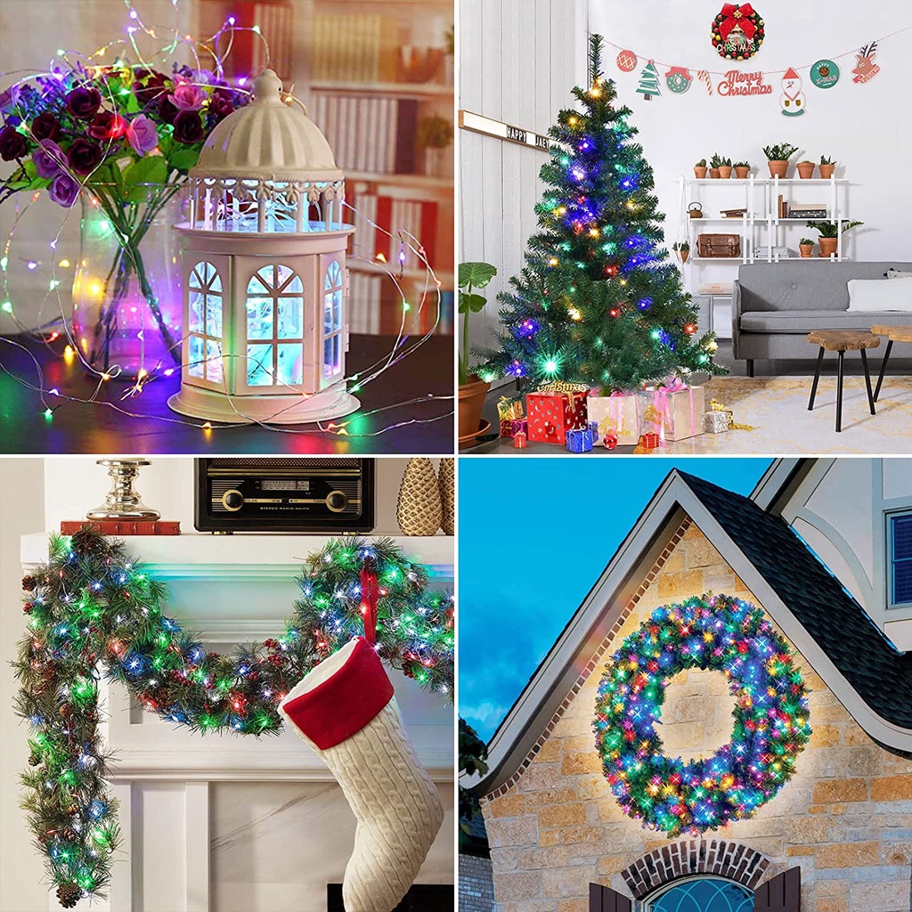 32M/22M/12M/7M Solar Lights LED Fairy String Lights Waterproof 8 ...