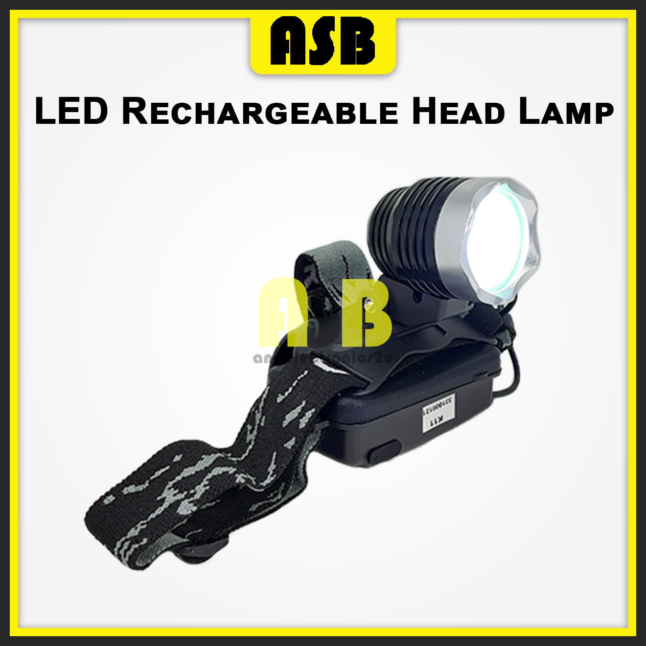 (1pc) LED Rechargeable Head Lamp ( K11 ) ( Day Light ) ( 2000LM ...