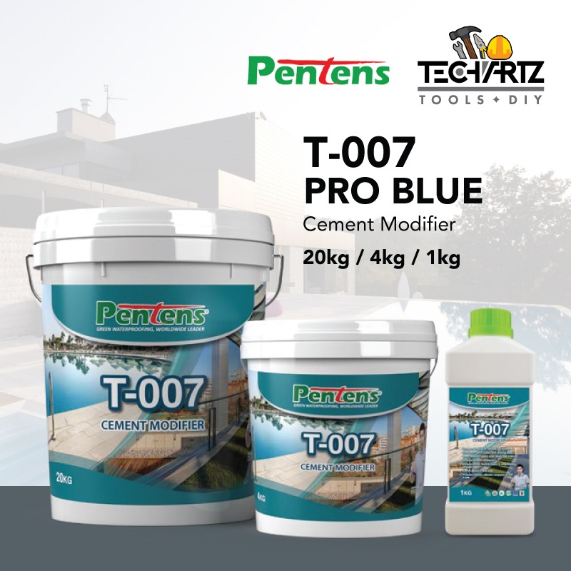 TECHART 4KG PENTENS WATERPROOFING PRIMER T-007 T-007 PRO CEMENT ...