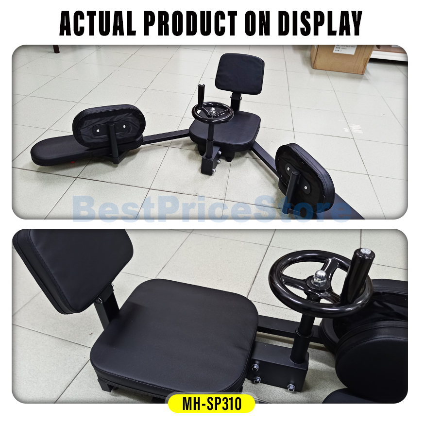 BPS 210° Degrees Leg Stretching Foldable Backrest Rotatable Leg Split ...