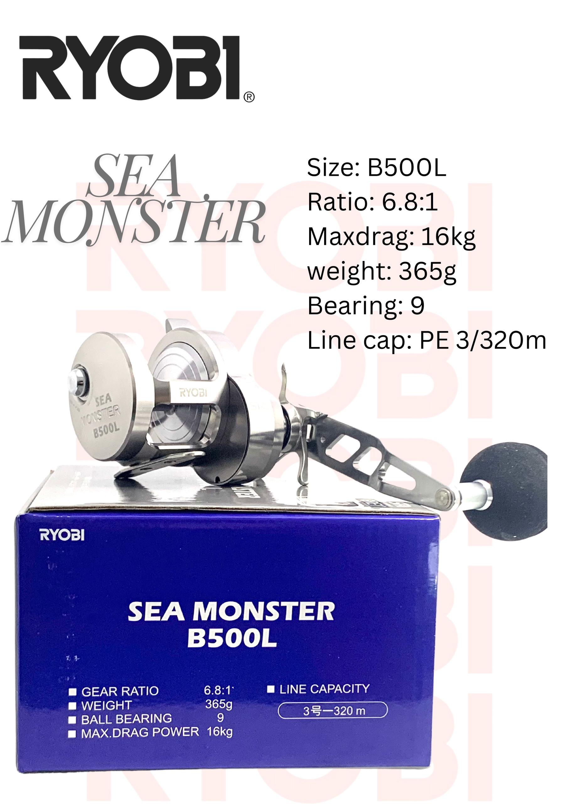 RYOBI SEA MONSTER JIGGING REELS | Shopee Malaysia