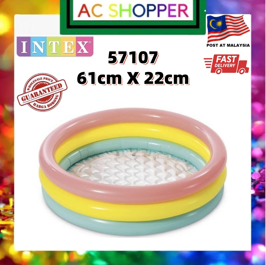 Inflatable children swimming pool kids pool baby intex kolam renang ...