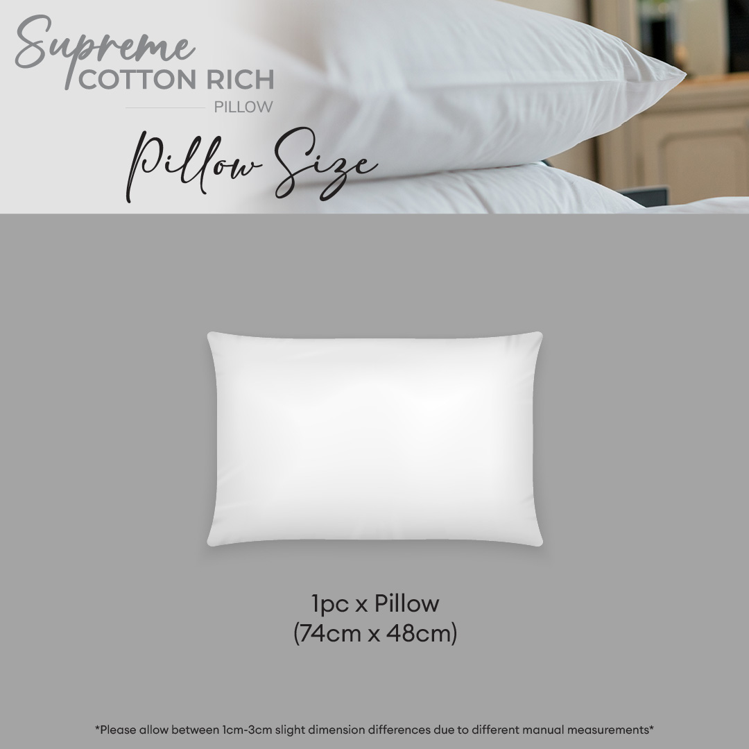 Novelle Supreme Cotton Rich Pillow | Shopee Malaysia