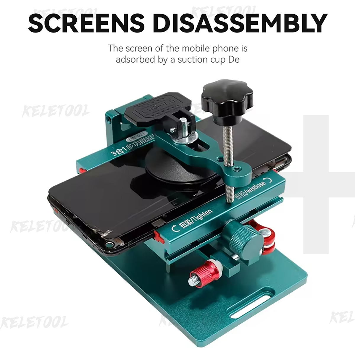 4 IN 1 Mobile Phone Fixture Rotation Multi-Purpose No Free Diassembly ...