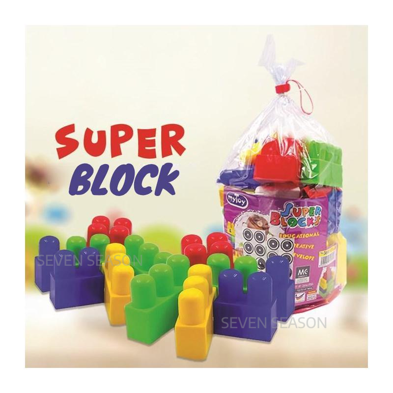 Super Block 25 pcs 50 pcs Mega Building Blocks Toys Giant Big boys ...