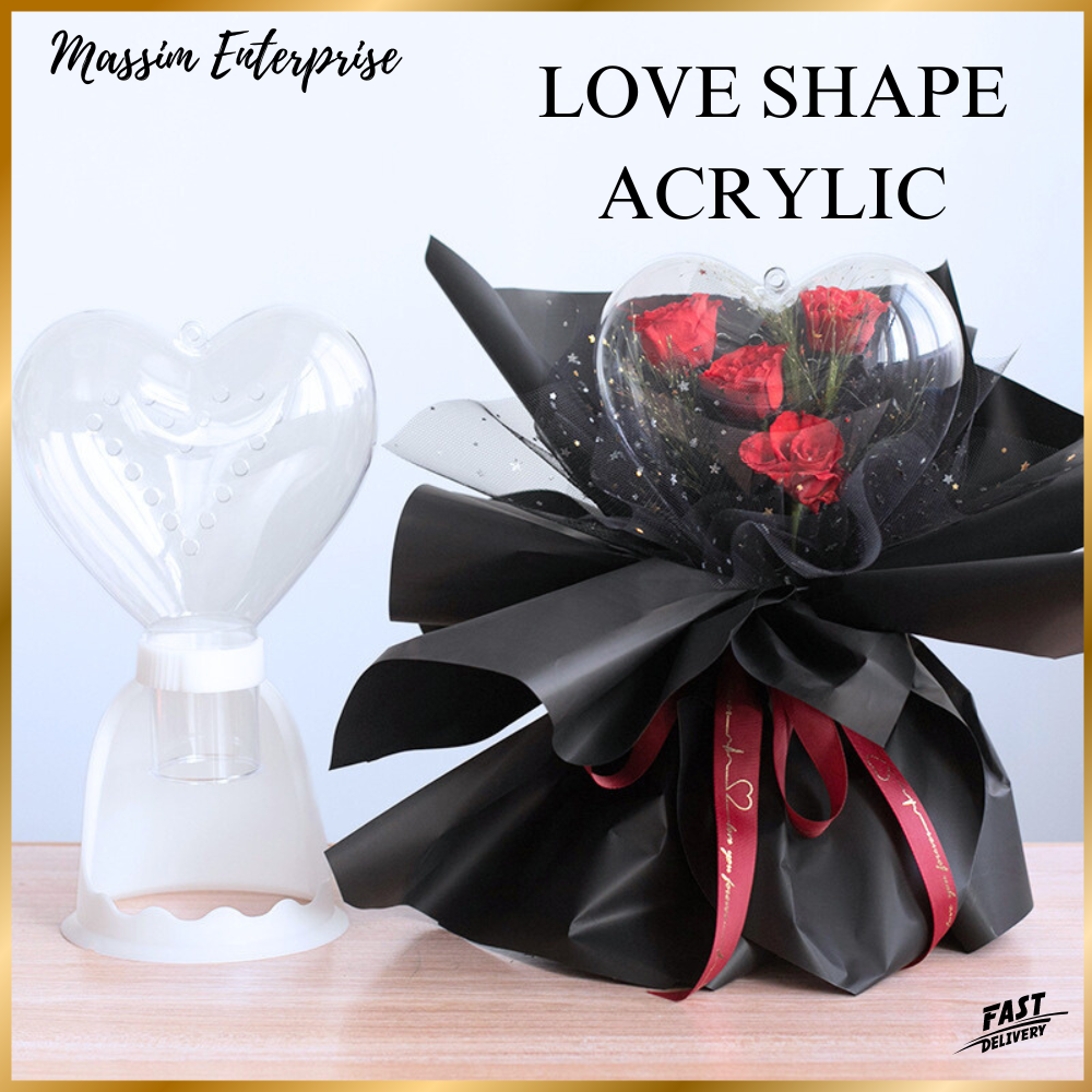Korean Ins Acrylic Bobo Ball Bouquet Flower Arrangement Surprise Gift ...