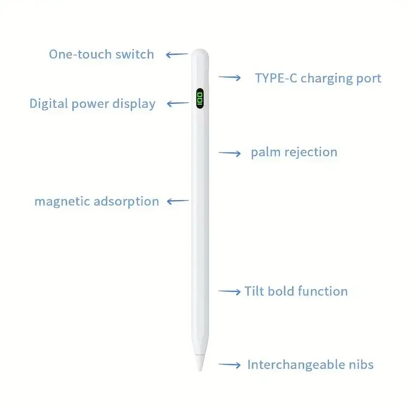 Universal Stylus pen 2 in 1 stylus pen for android Touch Screen Pencil ...