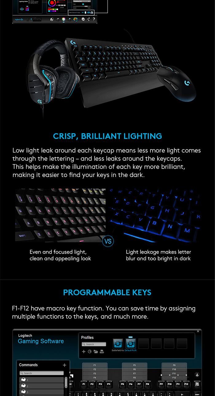 Logitech G213 PRODIGY RGB Gaming Keyboard | Shopee Malaysia