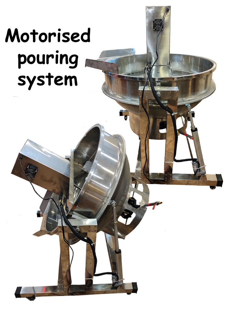 Auto Stir Wok / Kuali Automatik, Auto cooking machine, sambai, paste ...