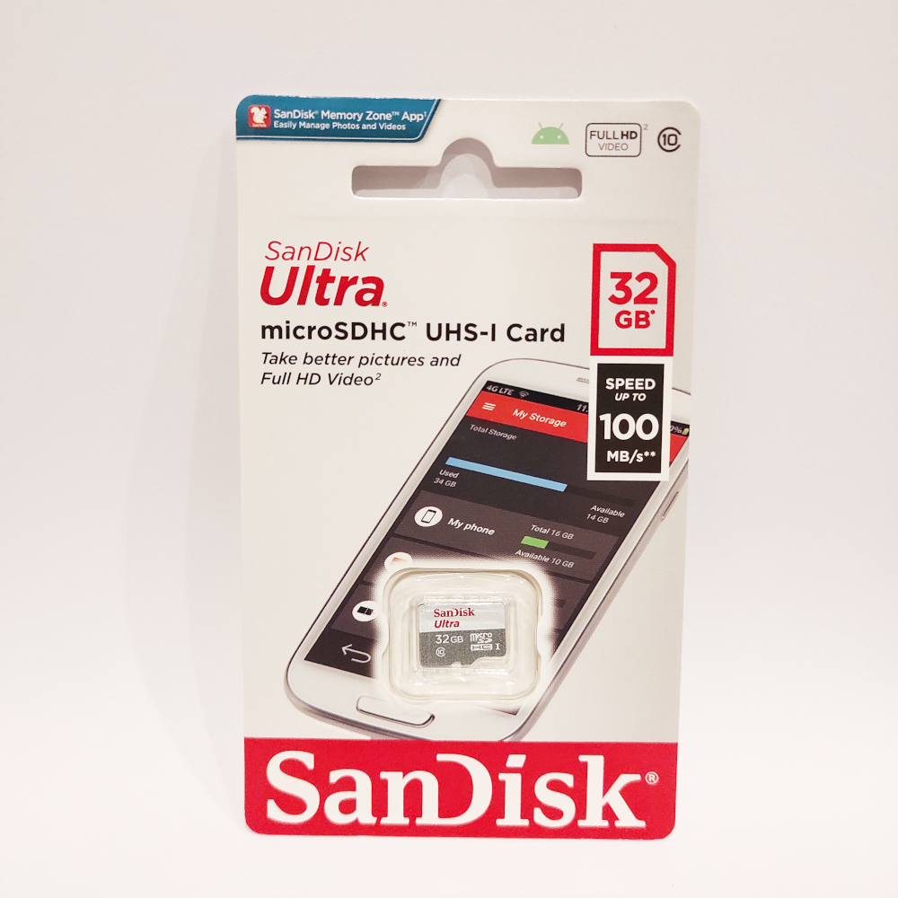 SanDisk Ultra MicroSD Memory Card TF Micro SD 16GB 32GB 64GB 128GB Class 10 100MB/s SDSQUNS ...