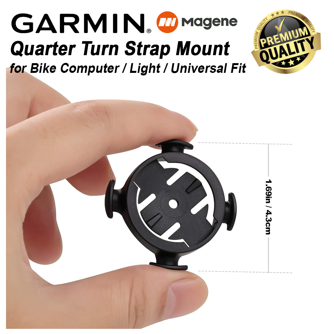 GARMIN Edge Quarter Turn Bike Mount for Bike Computer Meter Varia Radar ...