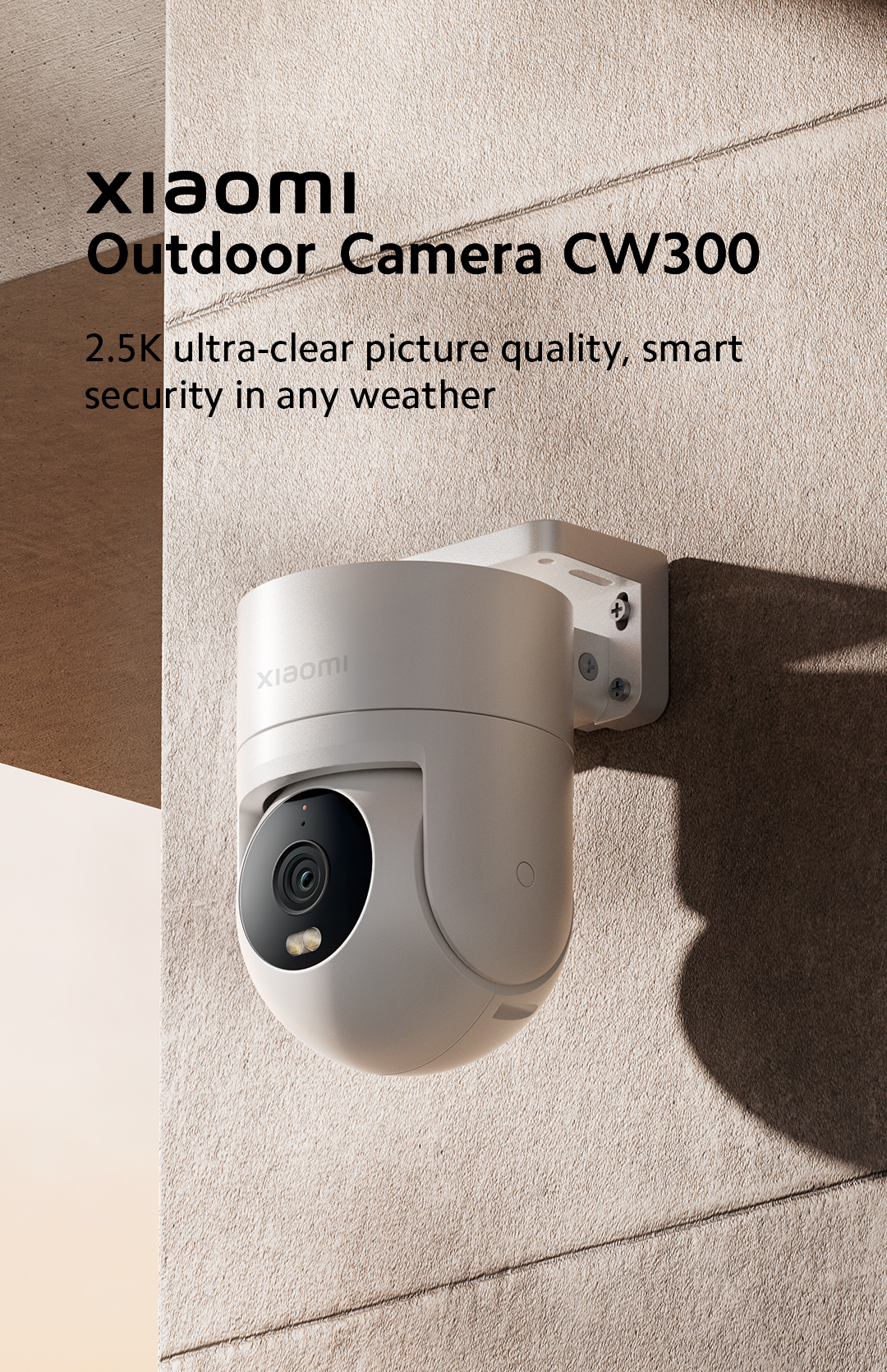 Xiaomi Outdoor Camera CW300 | 4MP 2.5K Ultra HD Resolution ...