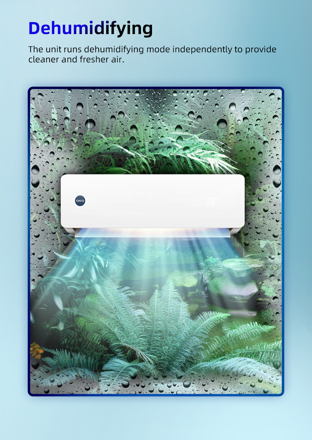 CHiQ CSC-09DDA 1HP(9000BTU) Fast Cooling R32 Air Conditioner /4D ...