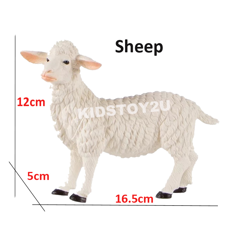 Wild Animals Toys Farm Animals Kids Toy Cow Sheep Horse Tiger Giraffe ...