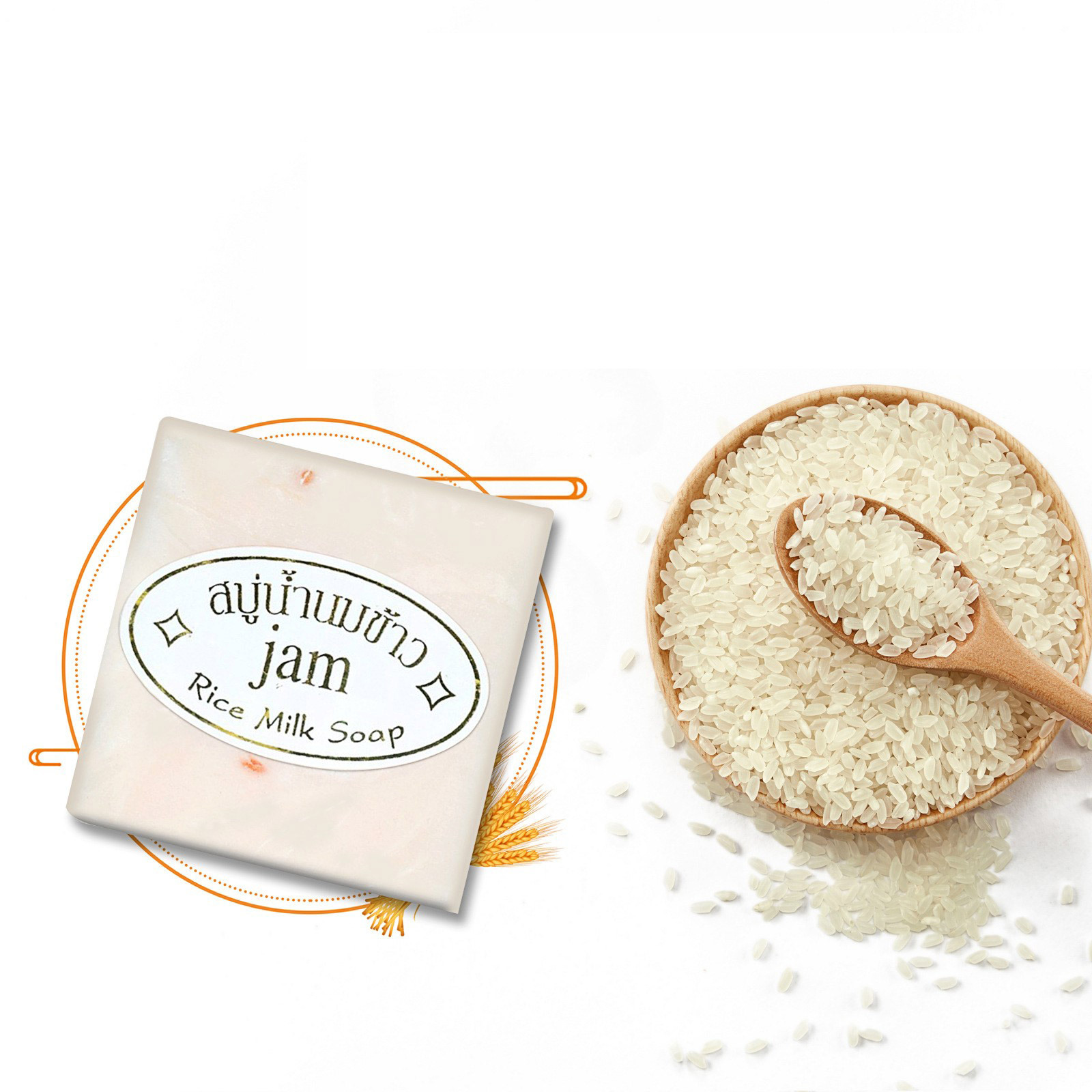 Thailand Halal Sabun Susu Beras Collagen 60g Jam Rice Milk Soap ...