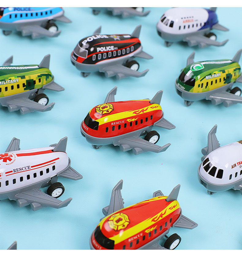 Children's Colorful Mini Alloy Pull Back Airplane Toys Creative Small ...
