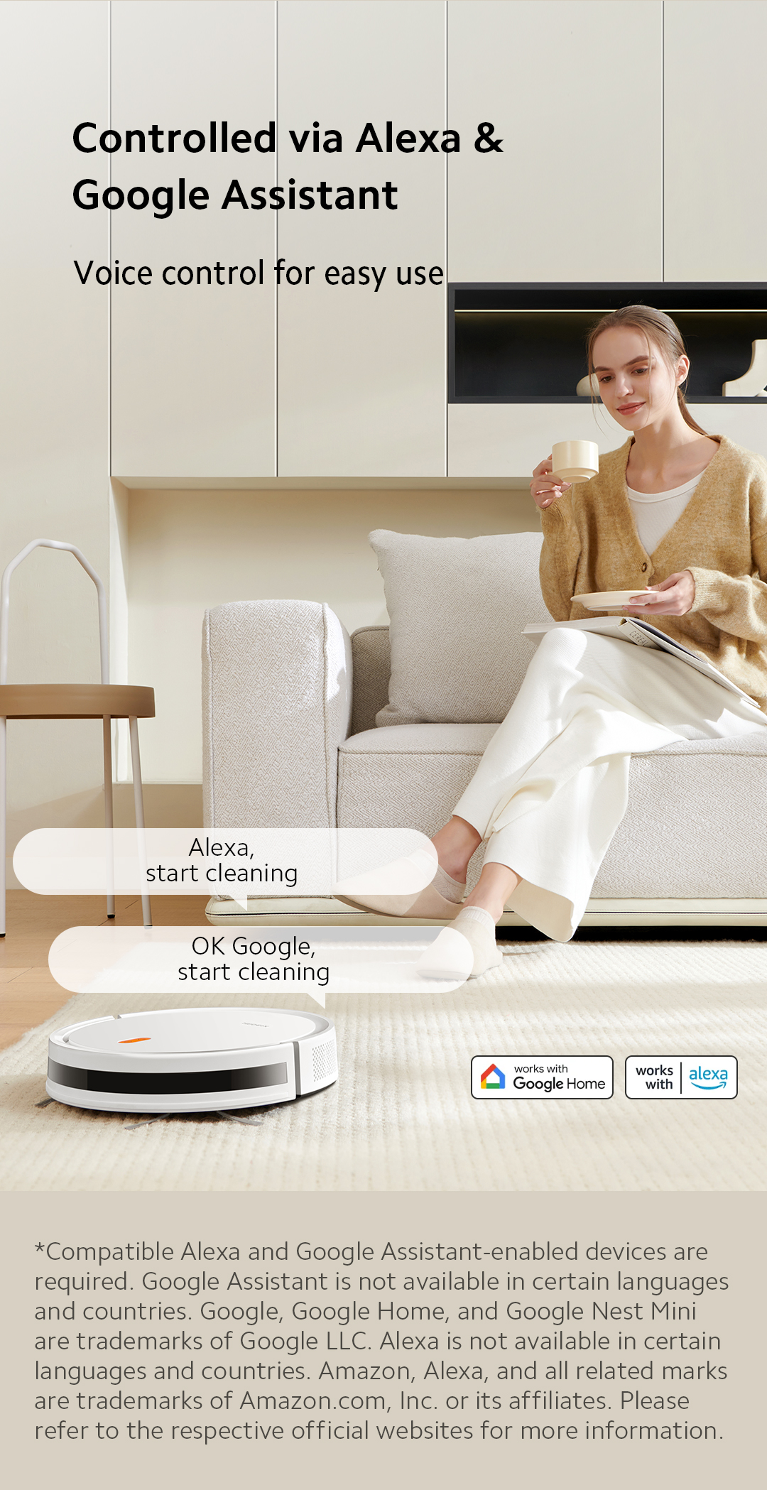 Xiaomi Robot Vacuum E5 | Vacuum & Mopping Function | 2600mAh Big ...