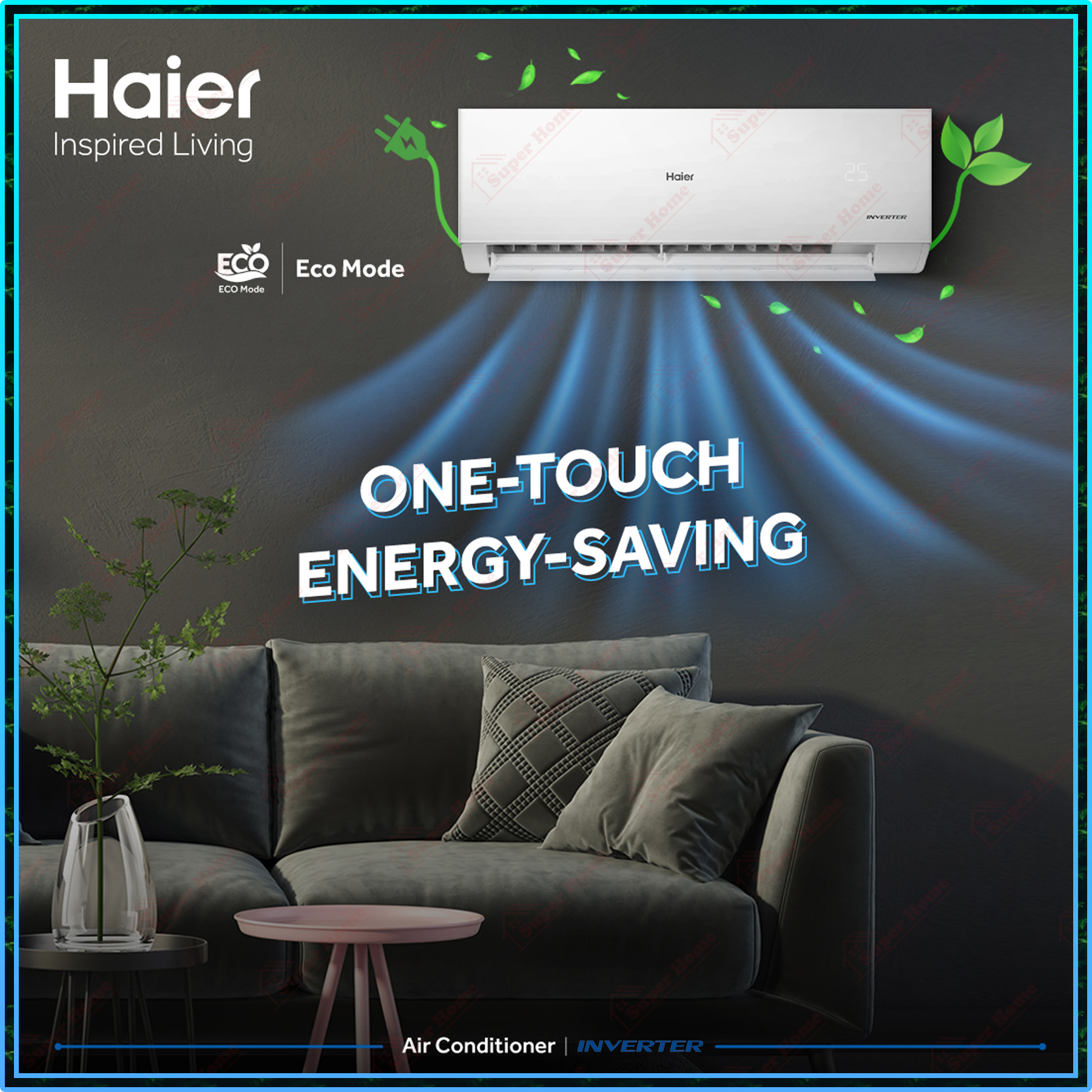 NUR E-Rebate RM200 Haier DC INVERTER R32 Aircond VQA | VQB | VQC R32 ...