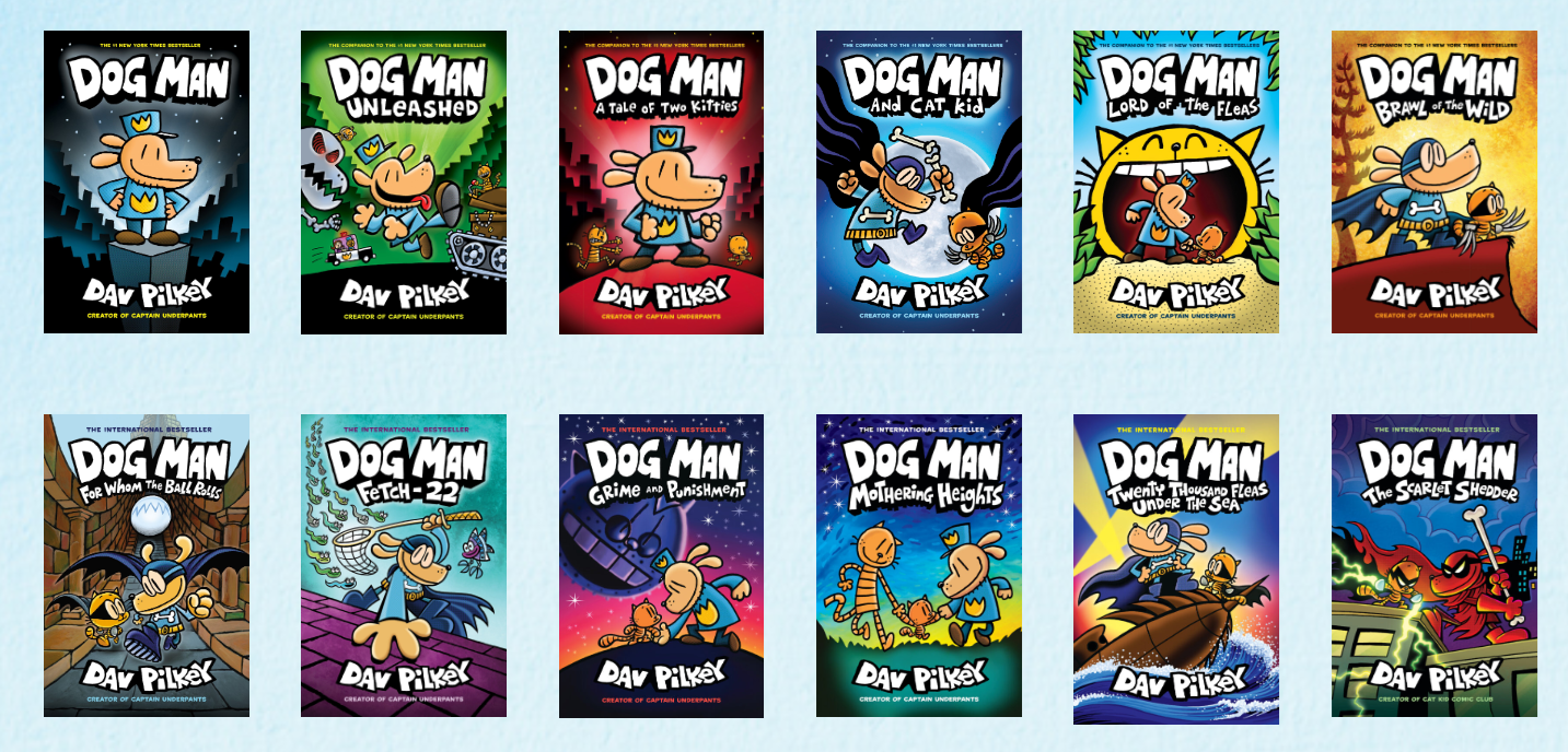 Scholastic Dog Man 1 - 11, By Dav Pilkey | Shopee Malaysia