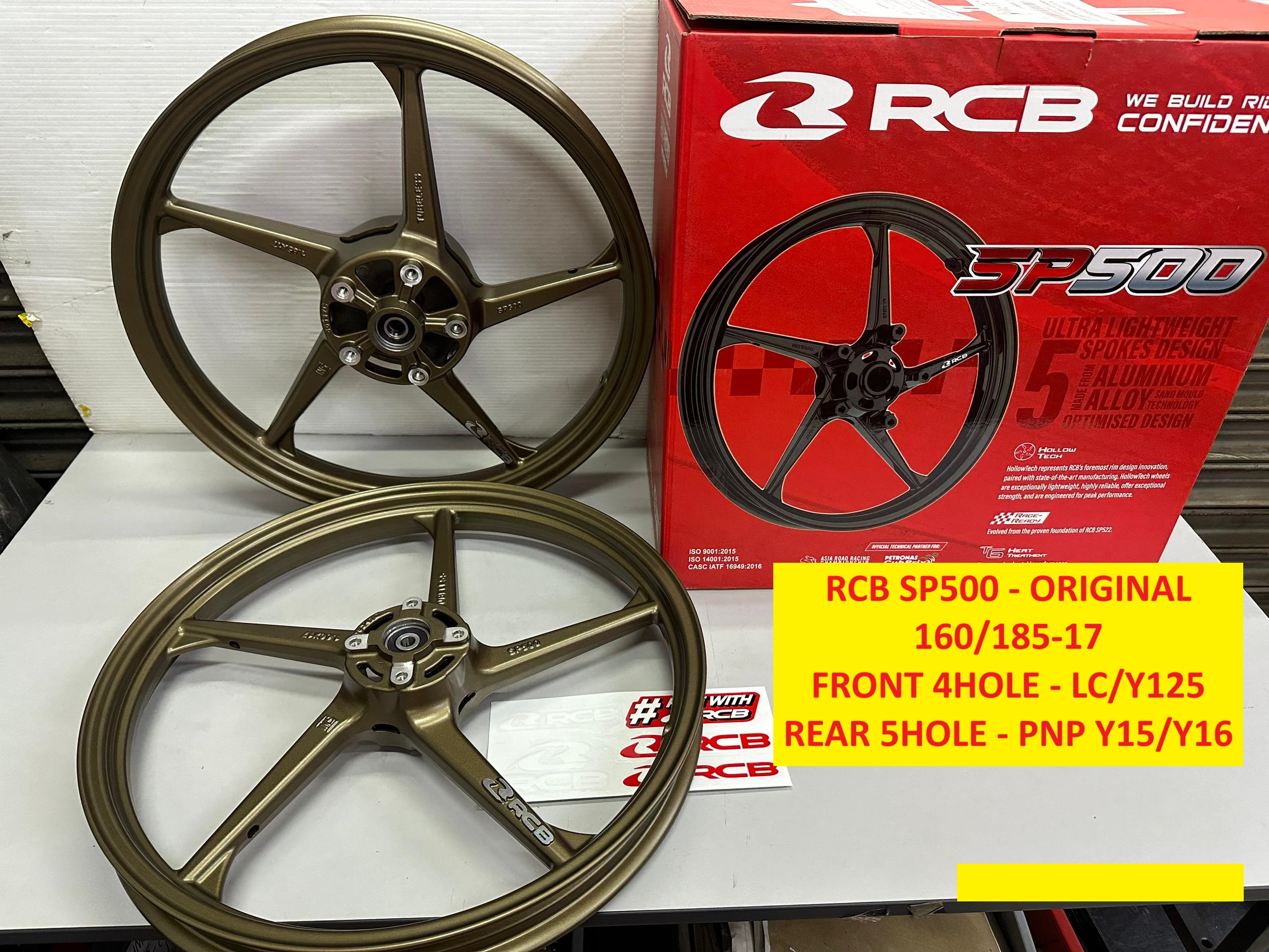 RCB SPORT RIM SP500 Y16ZR Y15 Y16 - SIZE 140/160-17 & 160/185-17 & 160/ ...
