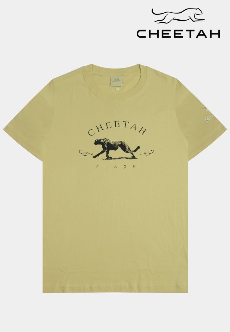 Cheetah Men x Zoo Negara Round Neck Short Sleeve Graphic Tee - 900720 ...