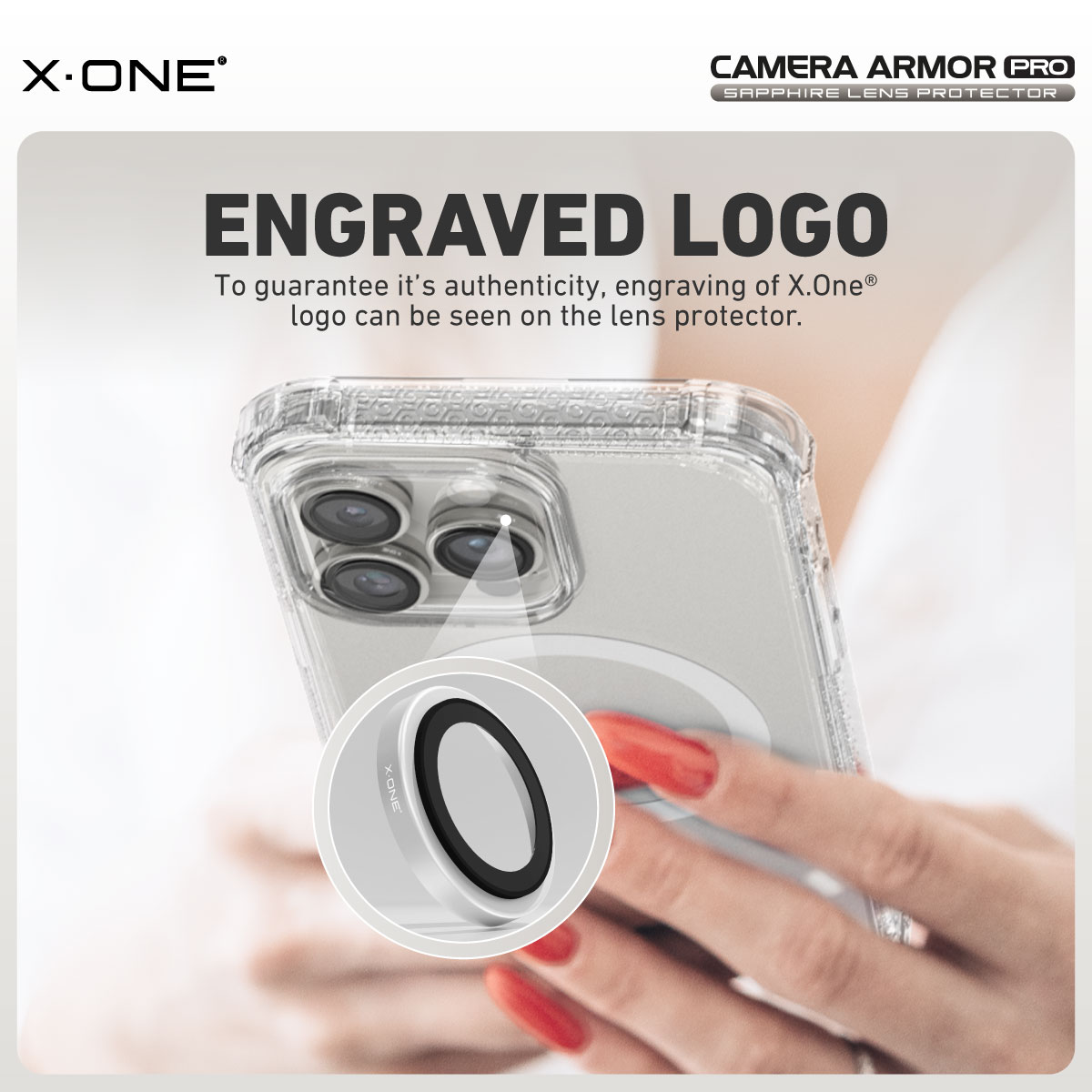 X.One Camera Armor PRO GIA Sapphire Lens Protector for iPhone 16,15,14,13 Pro Max | Shopee Malaysia