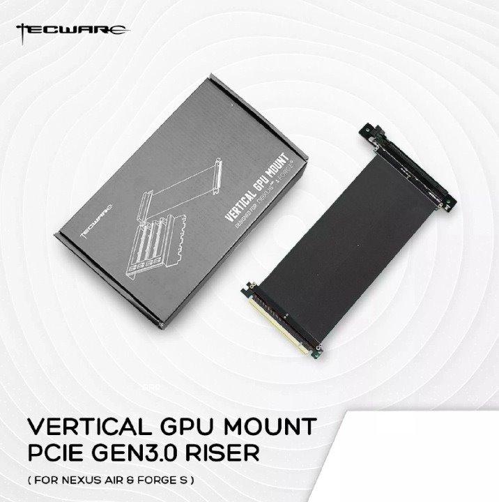 Tecware Vertical GPU Mount PCIE GEN3.0 Riser Cable for NEXUS AIR ...