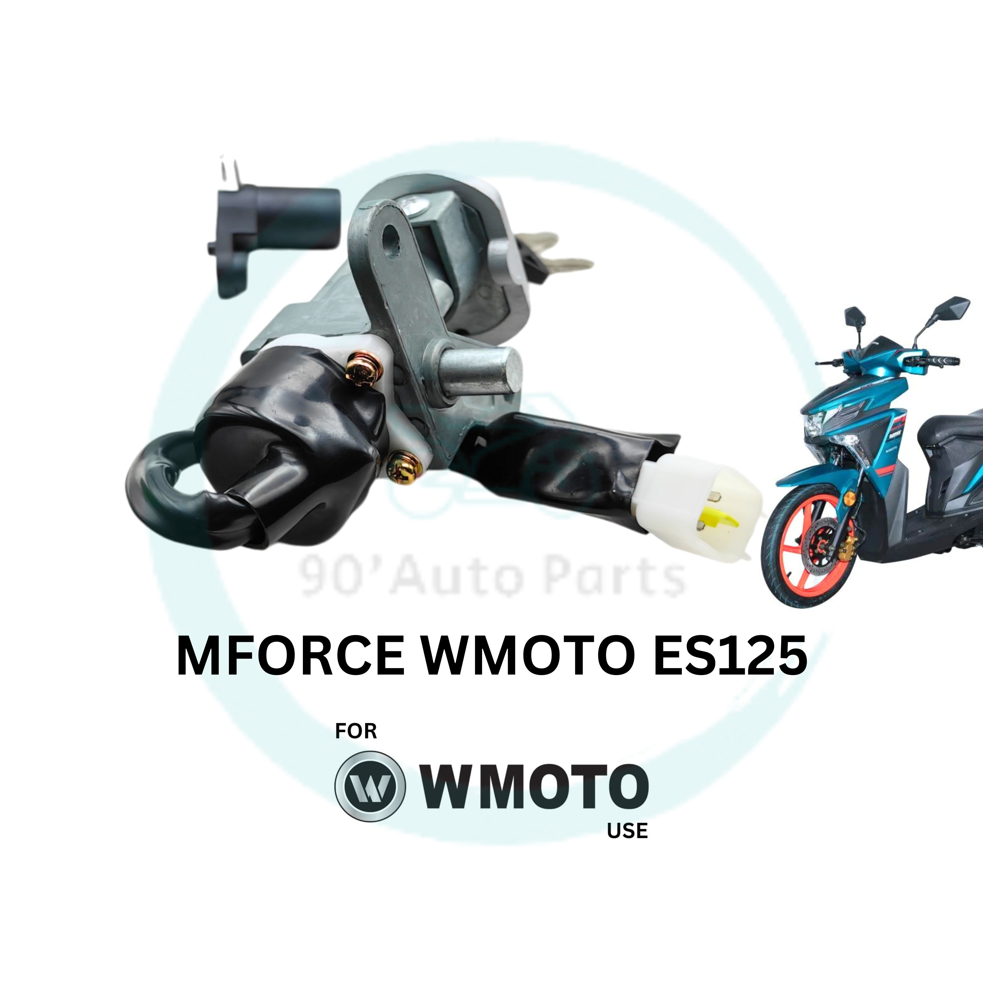 MAIN SWITCH SET IGNTION SWITCH SET KEY KUNCI SET MOTOR MFORCE WMOTO ES125 M FORCE W MOTO ES 125 ...