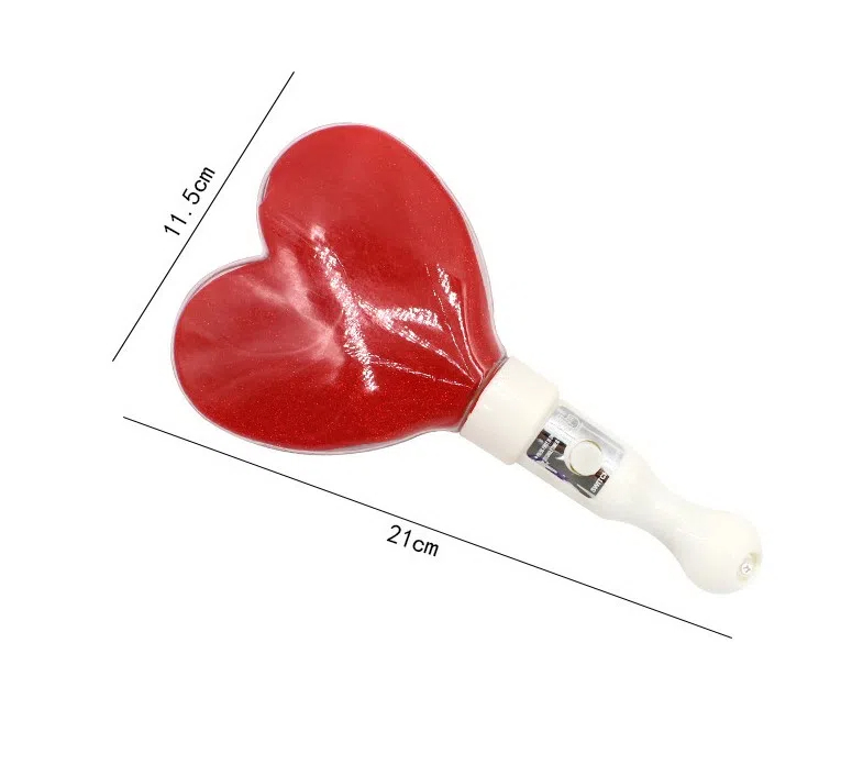 LED Glow Stick Toys for Kids Heart Star Shape Luminous Concert Cheering ...