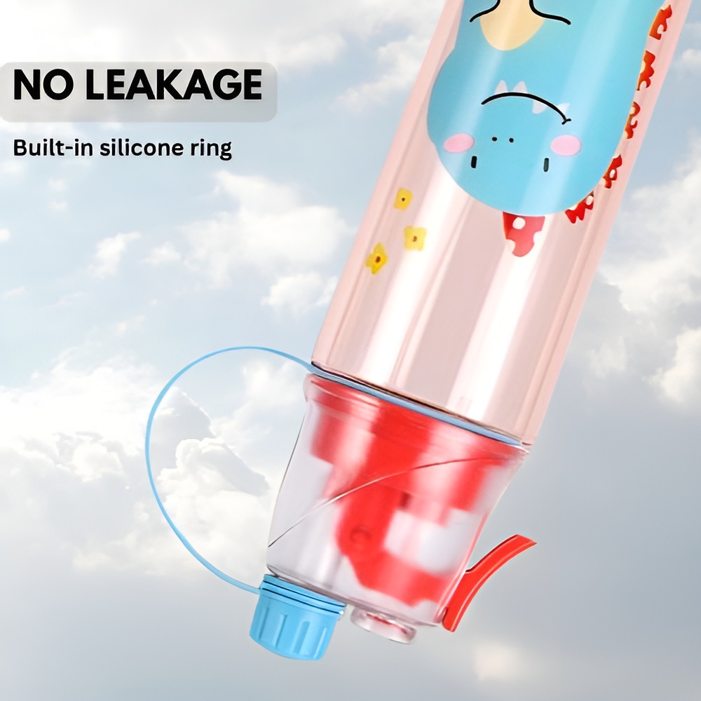 600ml Spray Children's Sport Bottle Drinking Outdoor Portable Cute ...