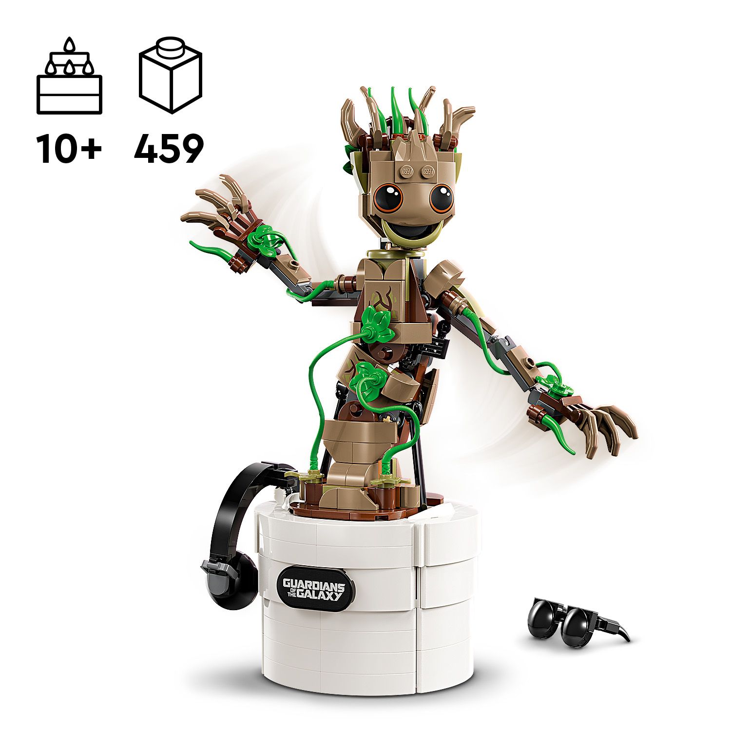 LEGO Super Heroes Marvel 76297 Dancing Groot (459 Pieces) | Shopee Malaysia