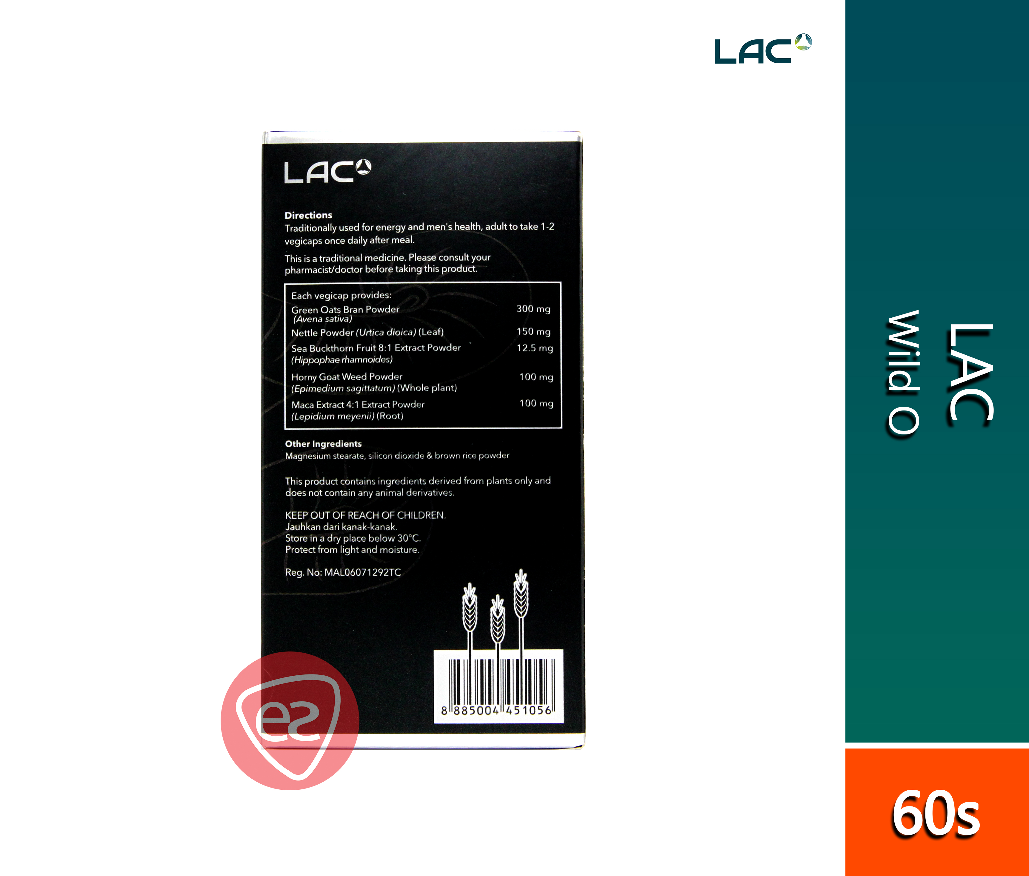 LAC WILD O 700MG VEGICAP 60S (MAL06071292TC) | Shopee Malaysia