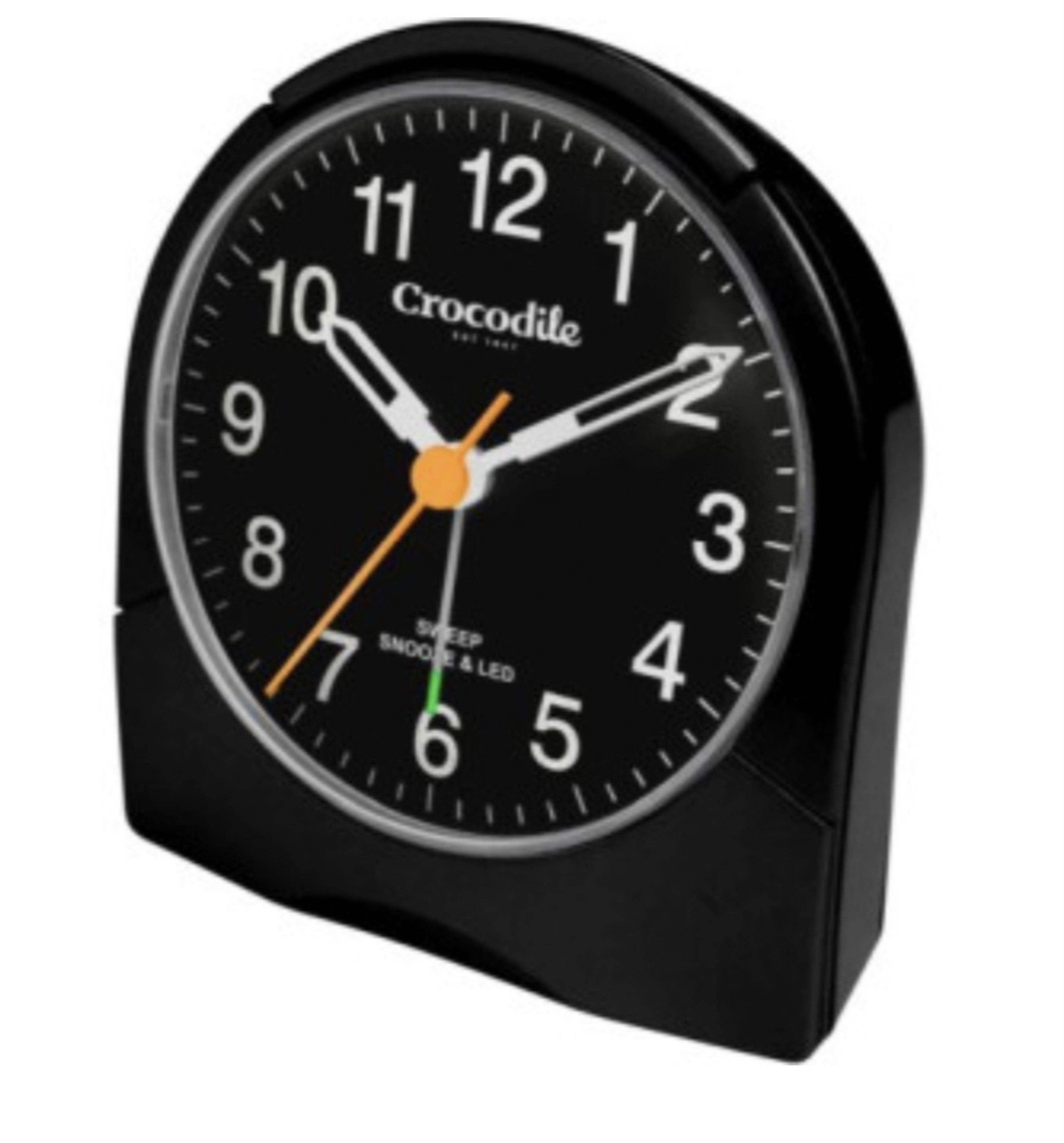100% ORIGINAL Crocodile Snooze Function Sweep Second Alarm Clock CAL889 ...
