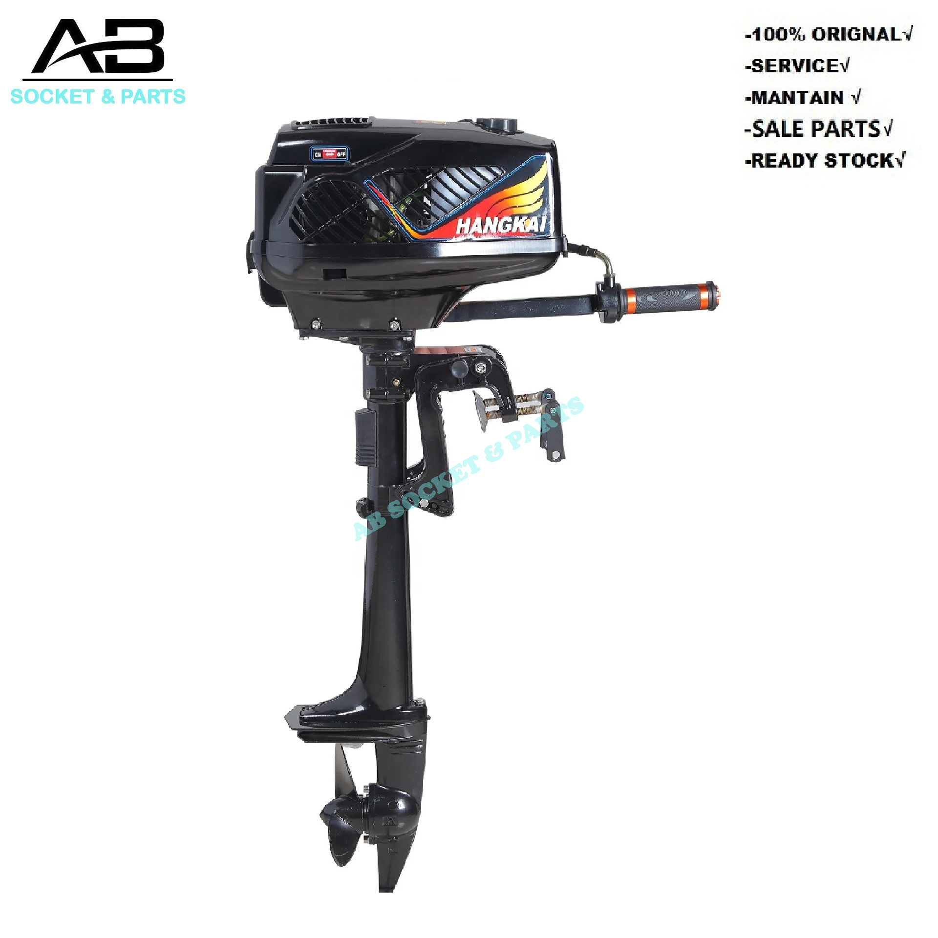 Hangkai 2 Stroke 3.6HP Short Shaft Boat Motor Outboard (Ready Stock) | Shopee Malaysia