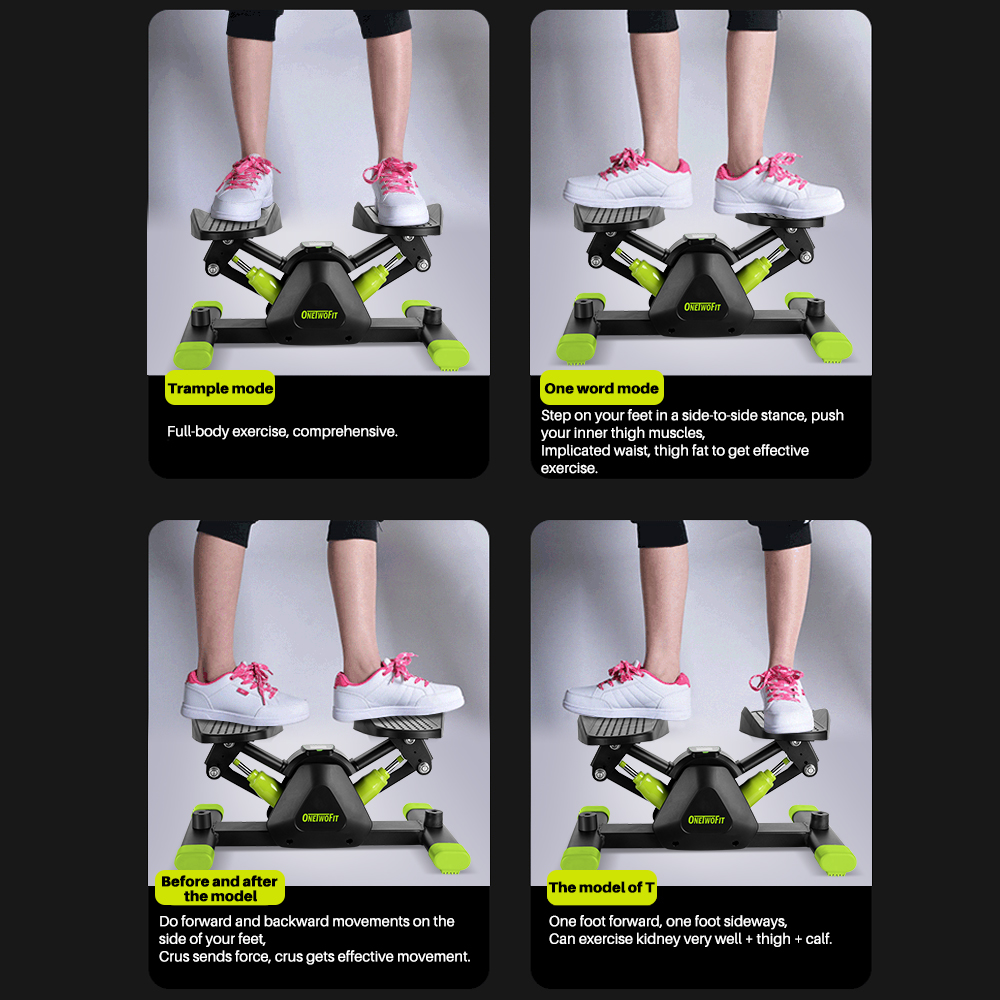OneTwoFit Multifunctional Left And Right Slimming Stepper Swing ...