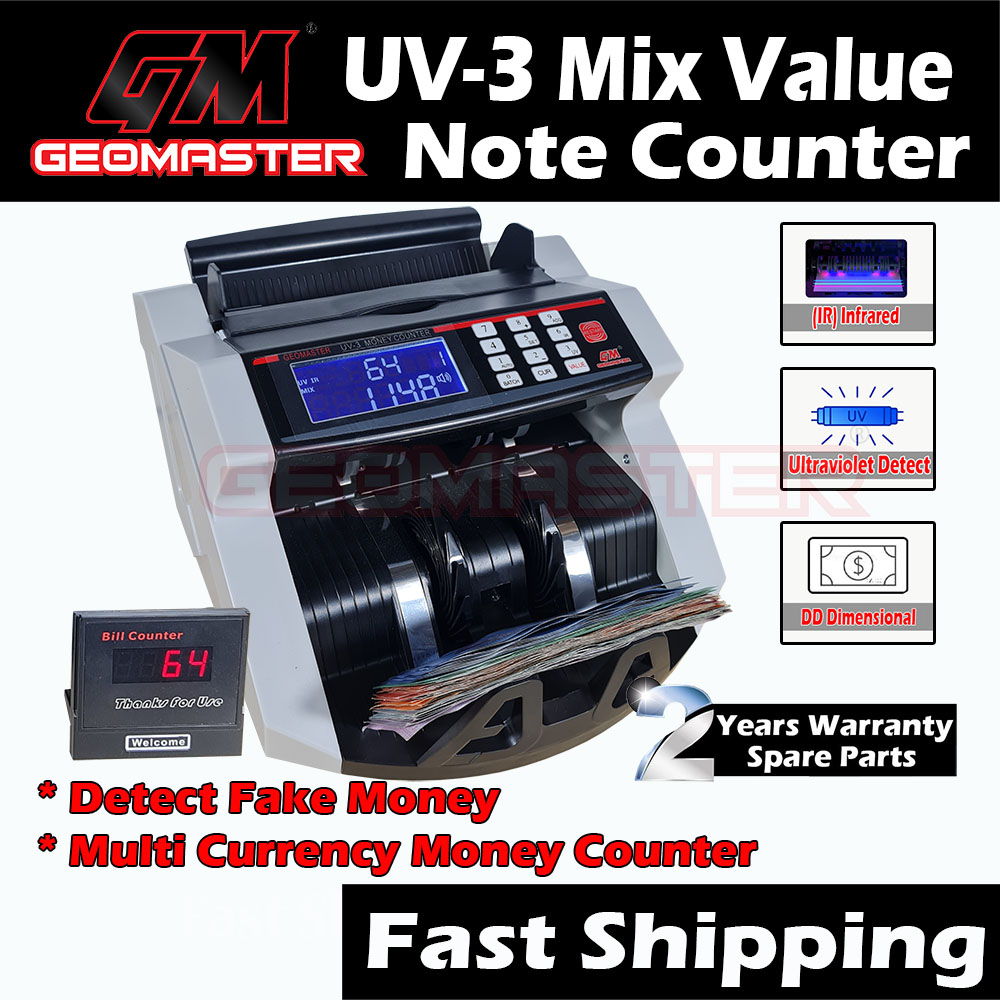 Geomaster Money Counter Machine , Bank Note Counter , Value Counter ...