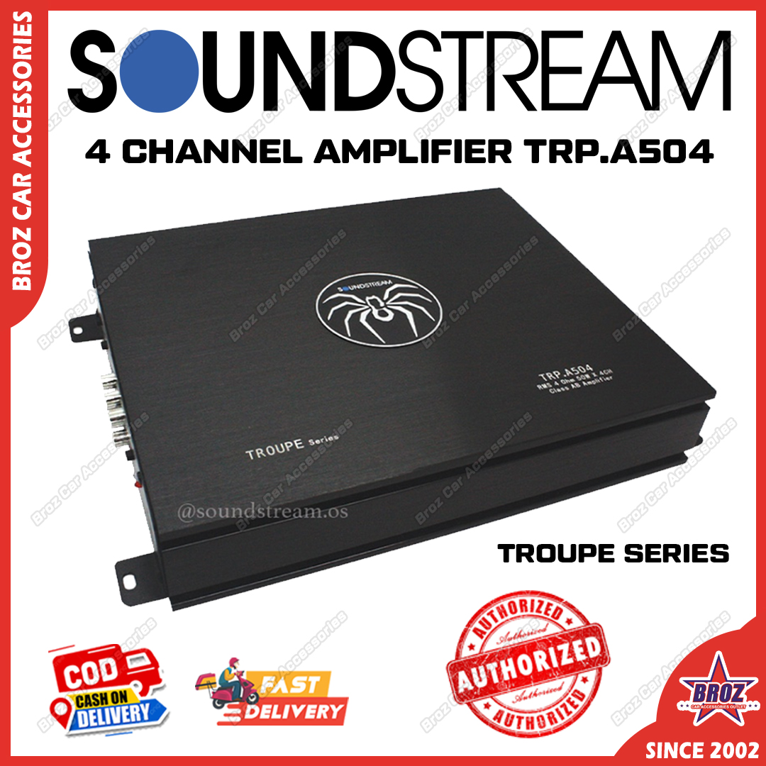 100% Original SOUNDSTREAM Troupe Series 2 / 4 Channel Amplifier Class A ...
