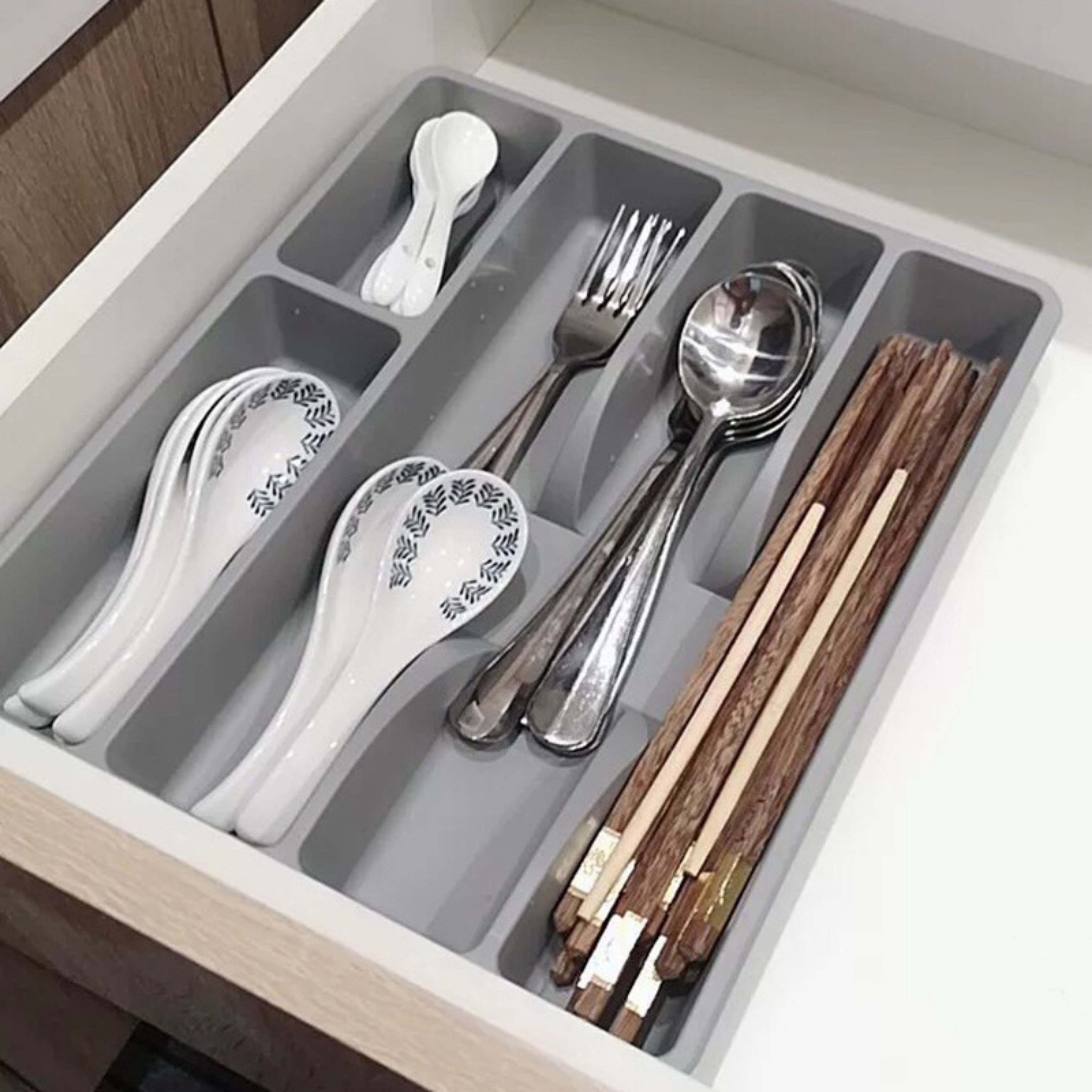 Smacker Cutlery Tray Drawer Insert Organizer 31X26CM TRAY FOR SPOON ...