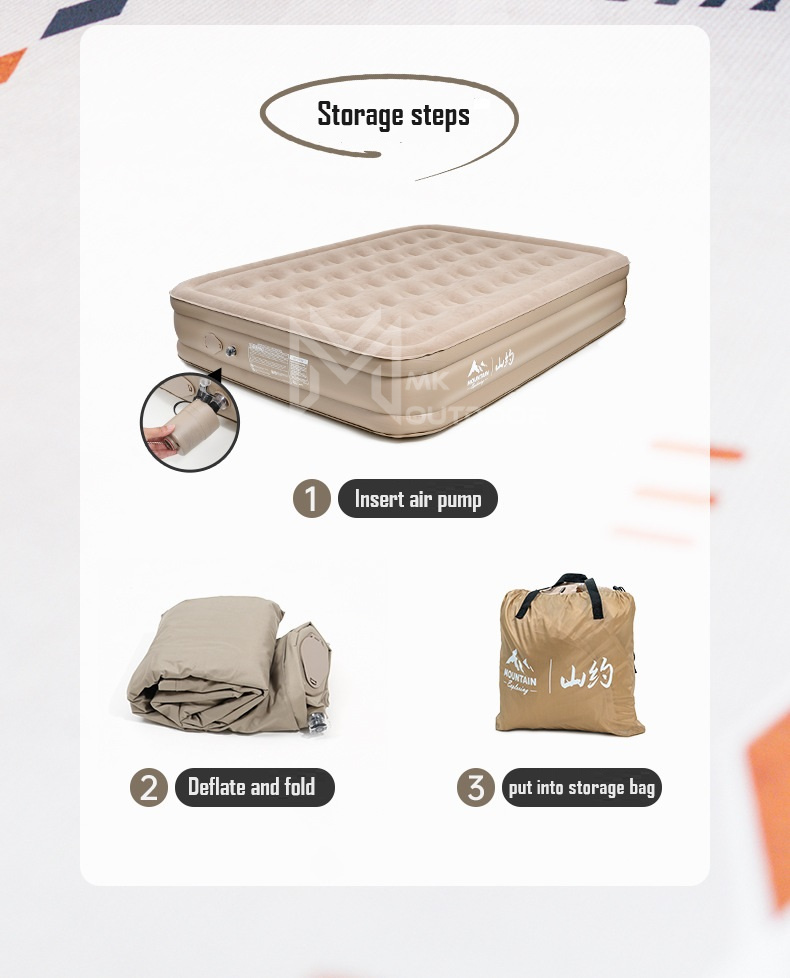 MOUNTAIN | Tilam Angin Auto Inflation Single Double Triple Air Bed 40cm ...