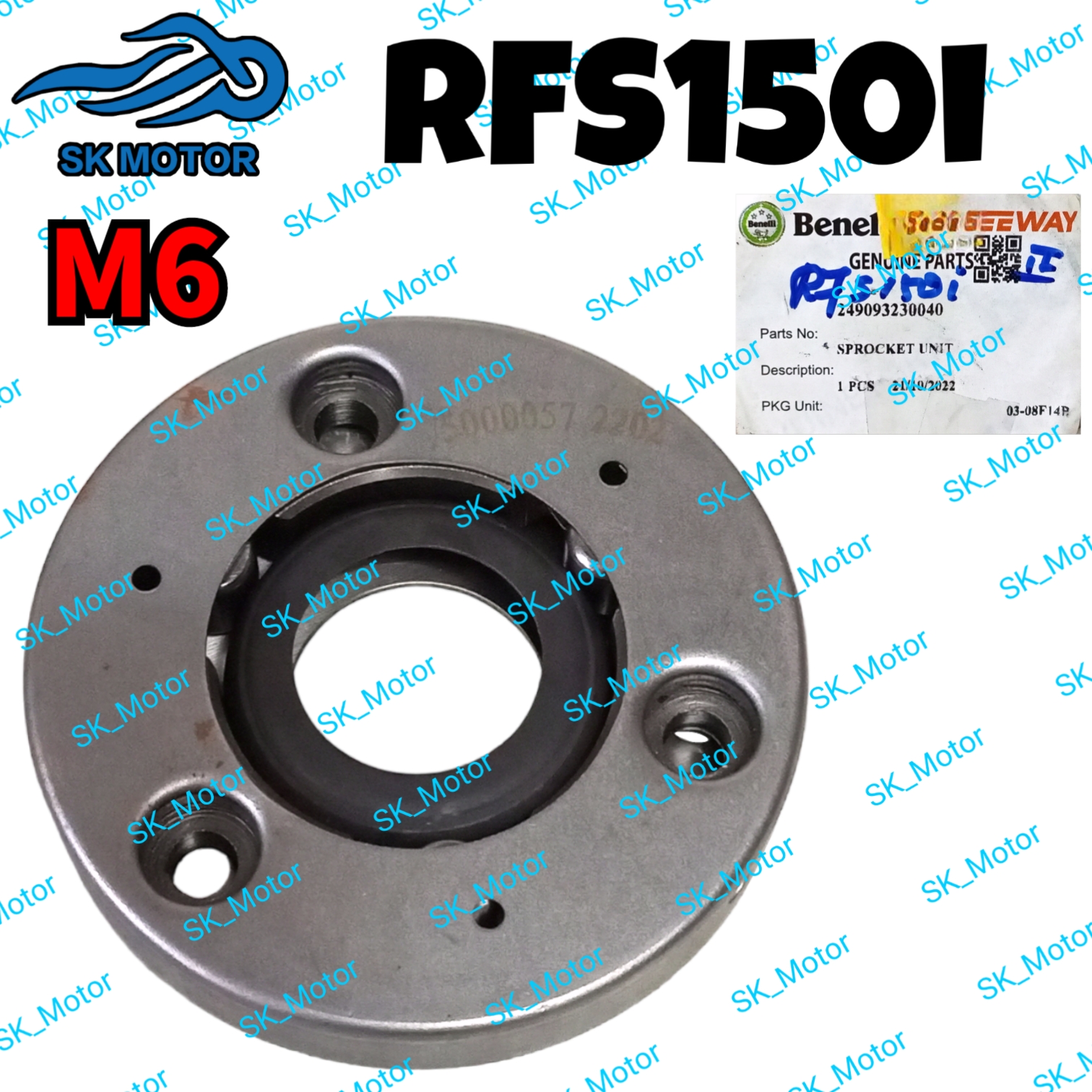 Benelli RFS 150 i RFS150 V1 V2 R18i R18 150S Sprocket Unit Starter One ...