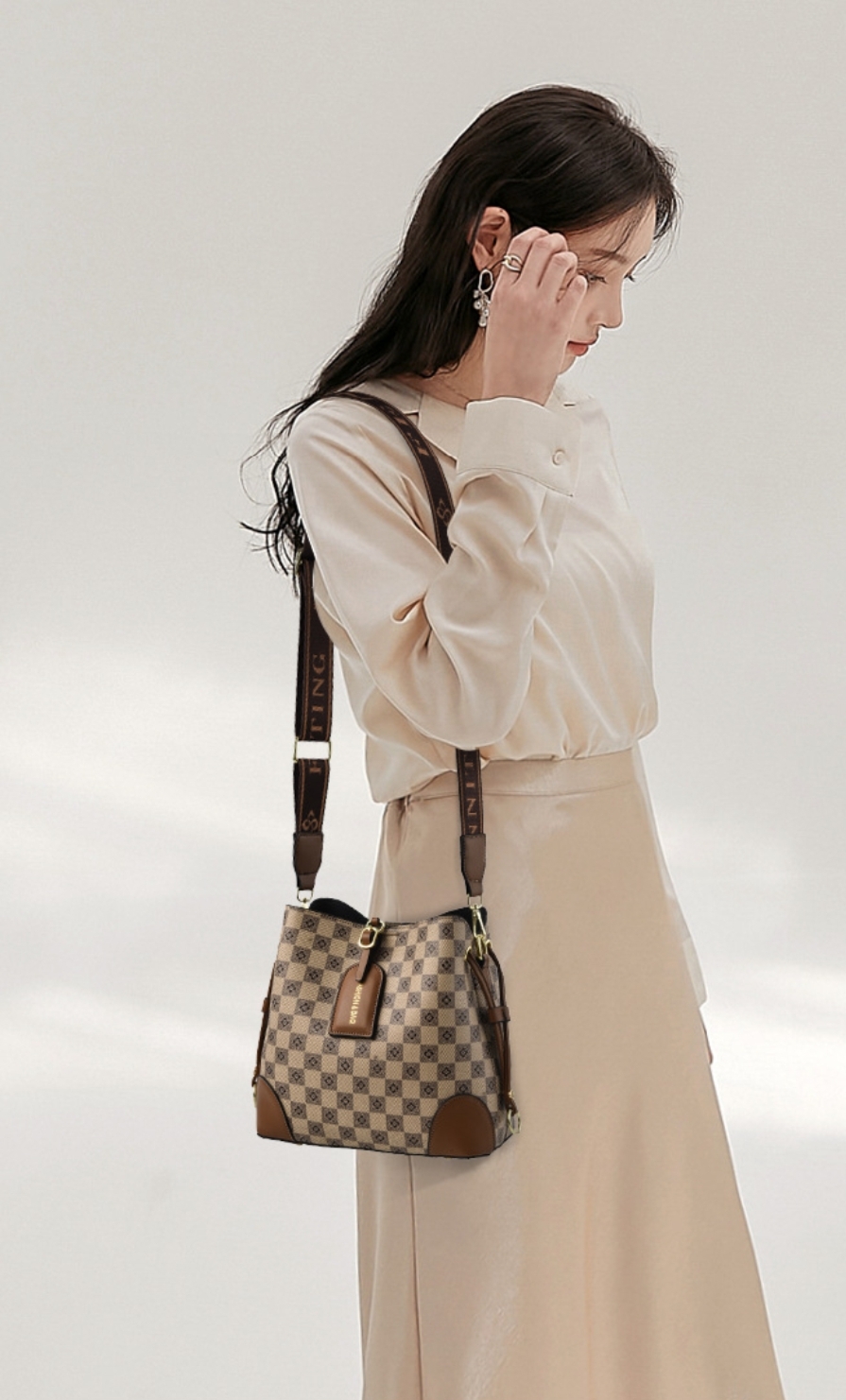 Beg Baldi Berpanel Luxury Bag Beg Bahu Wanita Women Handbag Bucket Bag ...