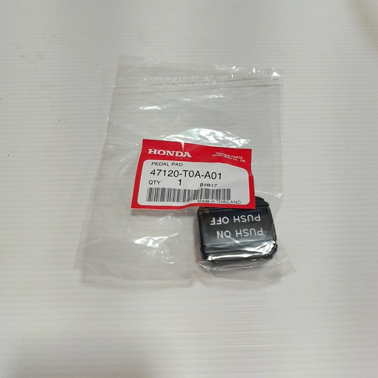 47120-TOA-A01 47120-T0A-A01 HONDA FOOT BRAKE PADEL RUBBER | Shopee Malaysia